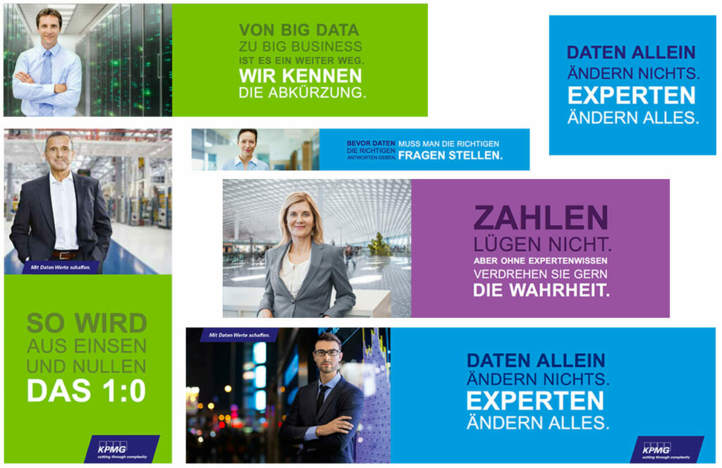 Animierte HTML5-Banner "KPMG" • PIXELEXPERTIN • Christine Obermann